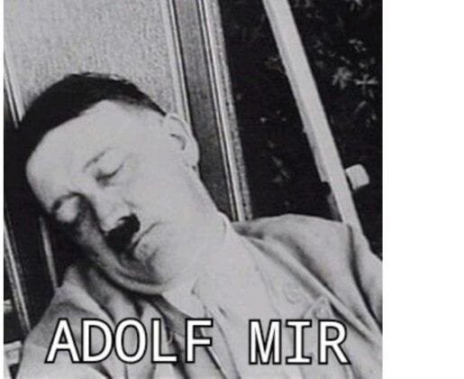 El Meme de Adolf Mir: La Incongruencia de Hitler Durmiendo en el Humor ...