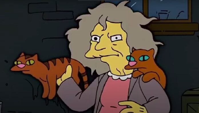 Eleanor Abernathy: El Lado Oscuro de la Loca de los Gatos en Los Simpson